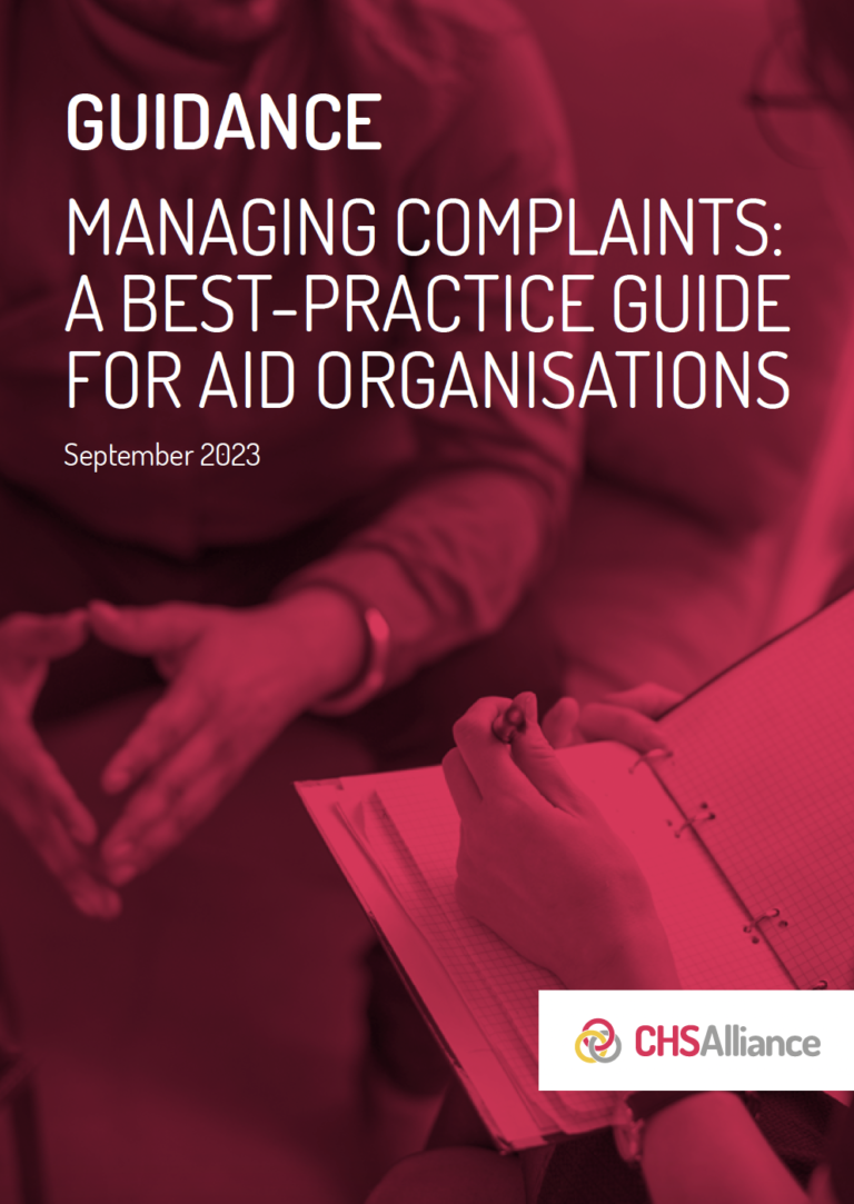 Meeting CHS Commitment 5: five best-practice tips when responding to ...